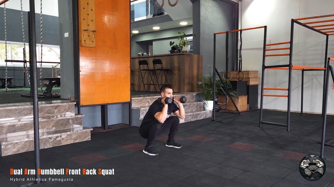 Dual Arm Dumbbell Front Rack Squat Hareketi Adım Adım Nasıl Yapılır ...