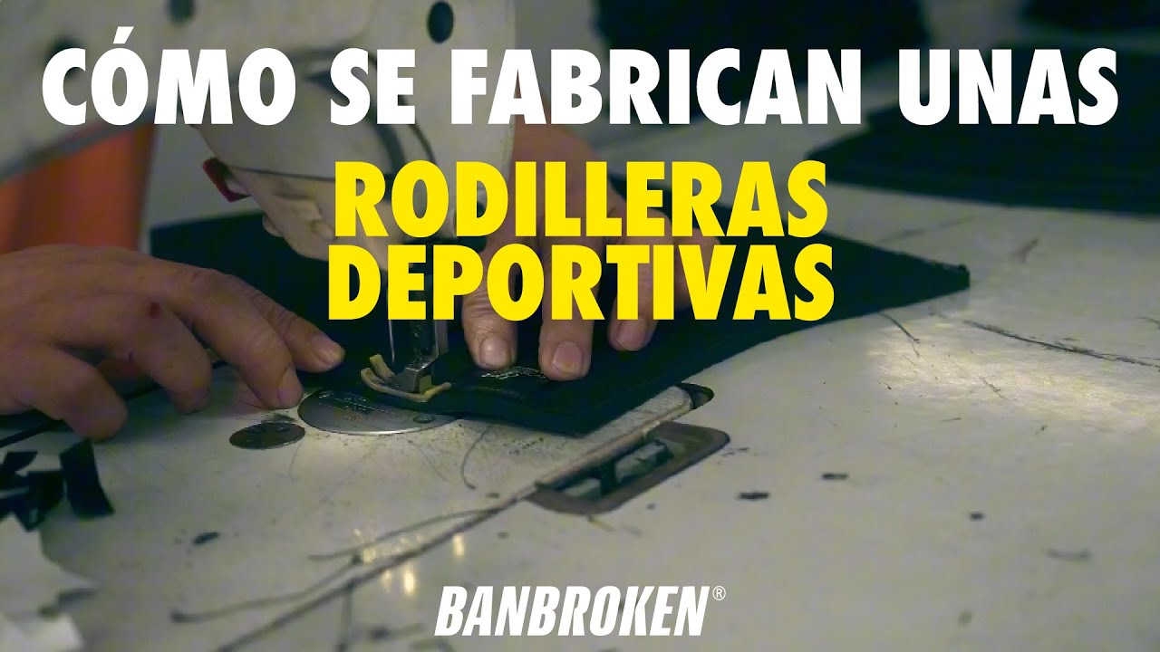 Cómo se Fabrican unas RODILLERAS DEPORTIVAS - YouTube