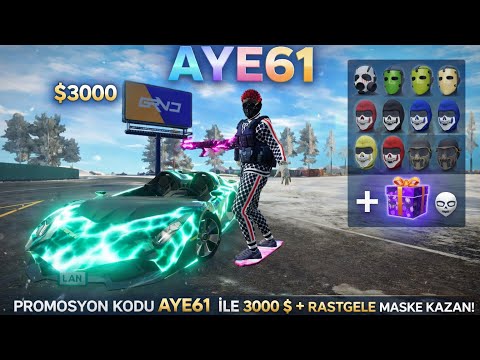 Rp Grand | Bedava Para 💵 ve Maske Promosyon kodu | AYE61