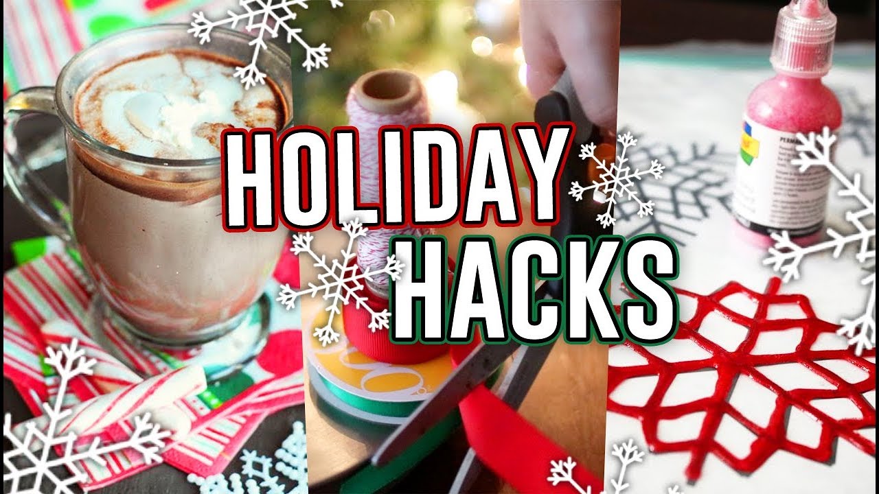 5 HOLIDAY LIFE HACKS YOU NEED TO TRY! DIY Hacks for the Holidays 2017 ...