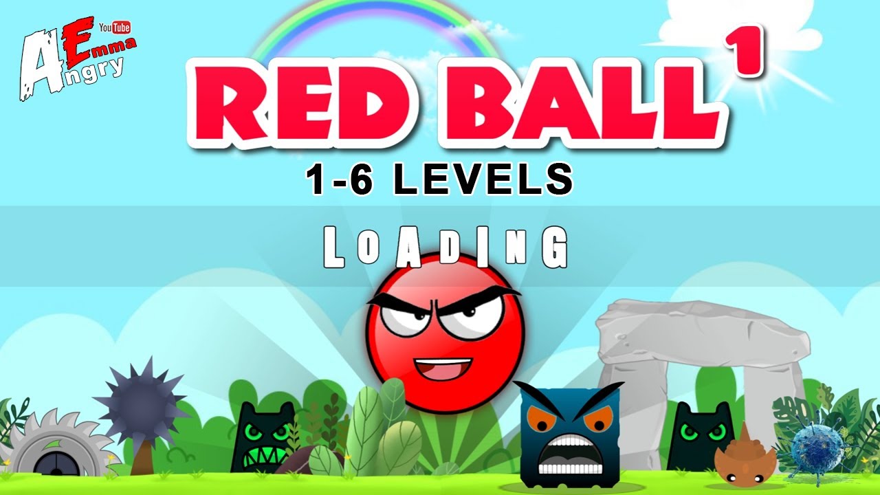 Red Ball Adventure 1 - Levels 1-6 / Gameplay Walkthrough (Android, iOS ...
