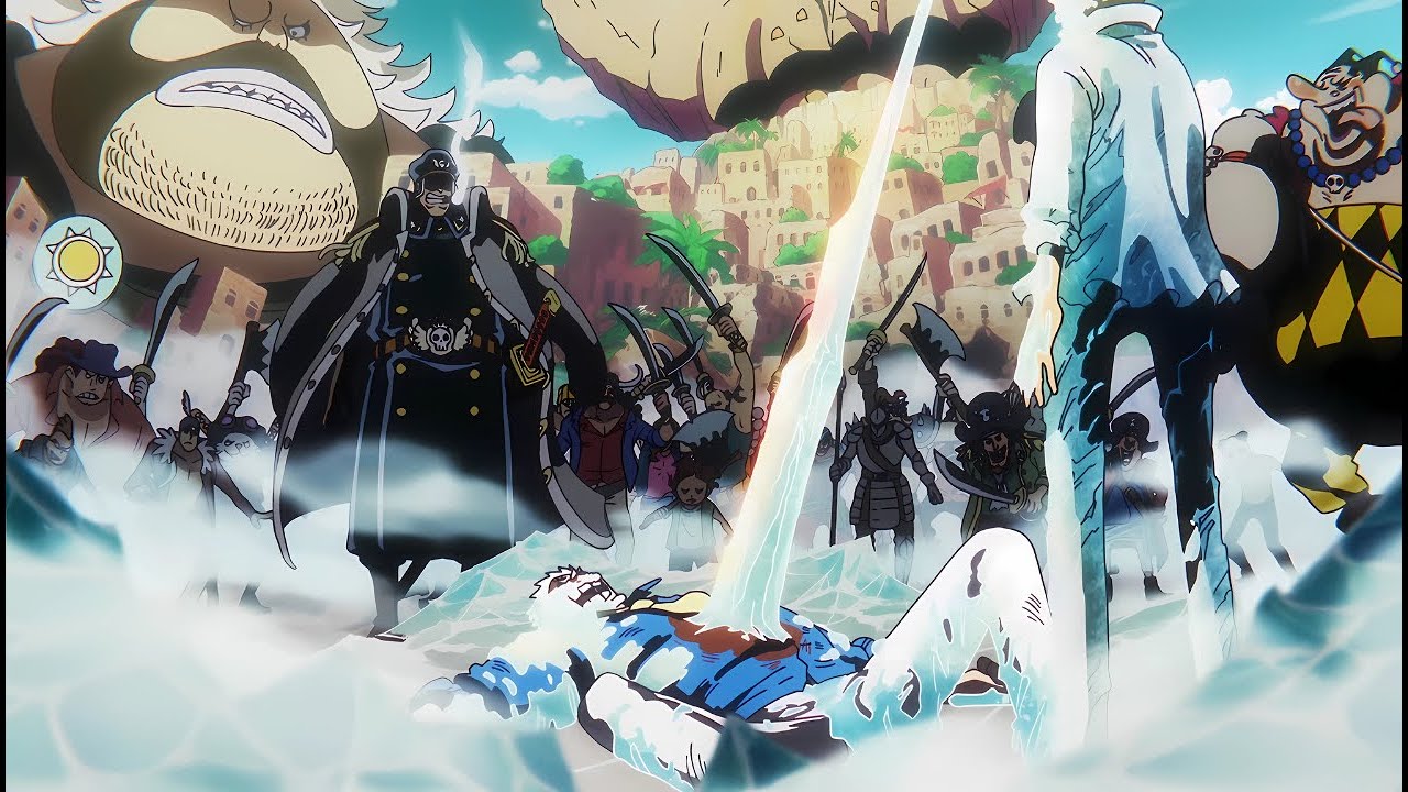 Garp's EPIC Sacrifice for Koby and the Marines! - YouTube