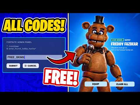 NEW ADMIN PANEL FORTNITE CODES!