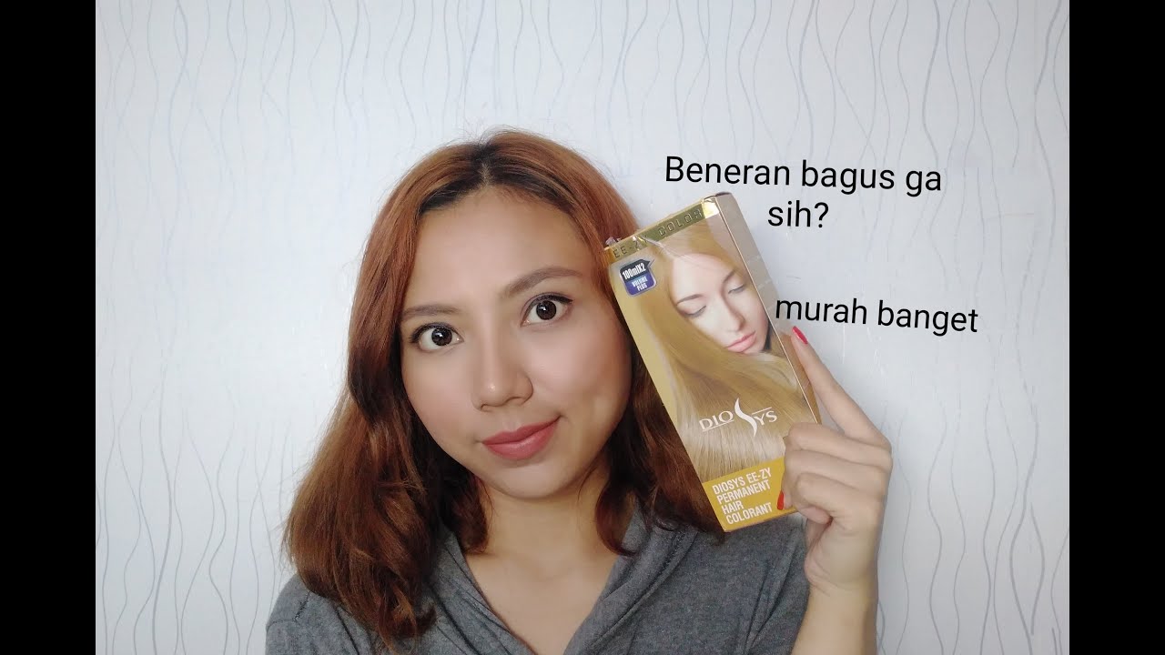 Diosys Hair Color Golden Blonde Review - YouTube