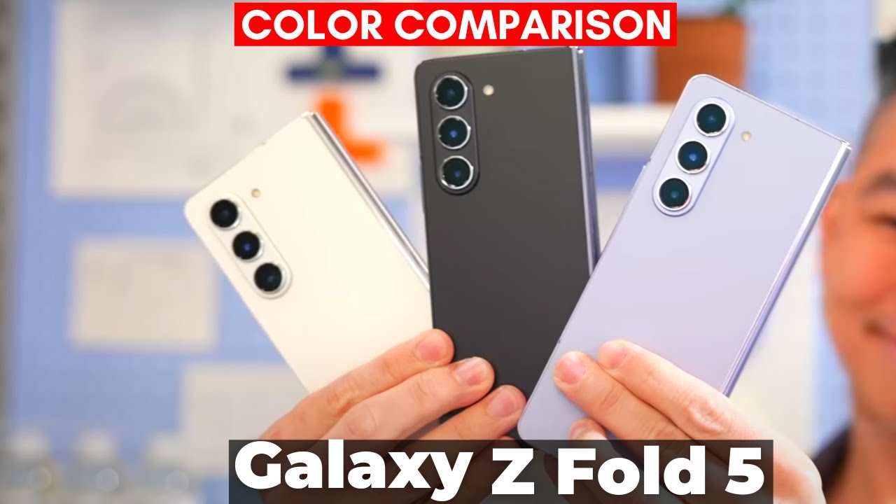 Samsung Galaxy Z Fold 5 All Colors! Whats your favourite? - YouTube