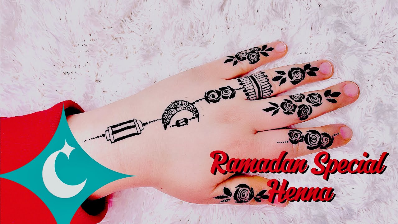 Chand Mehndi design|Ramadan Eid Special Mehndi designs|Stylish Moon ...