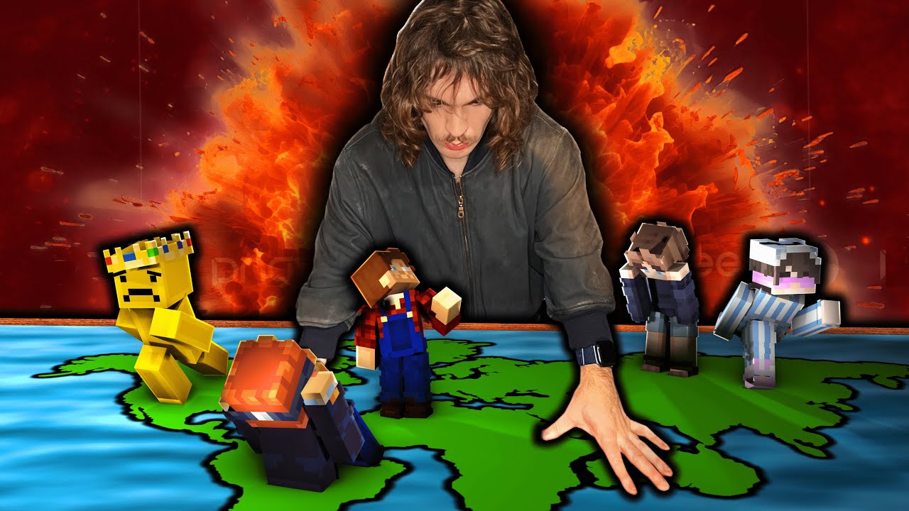 Taking Over the WORLD From Minecraft YouTubers - YouTube