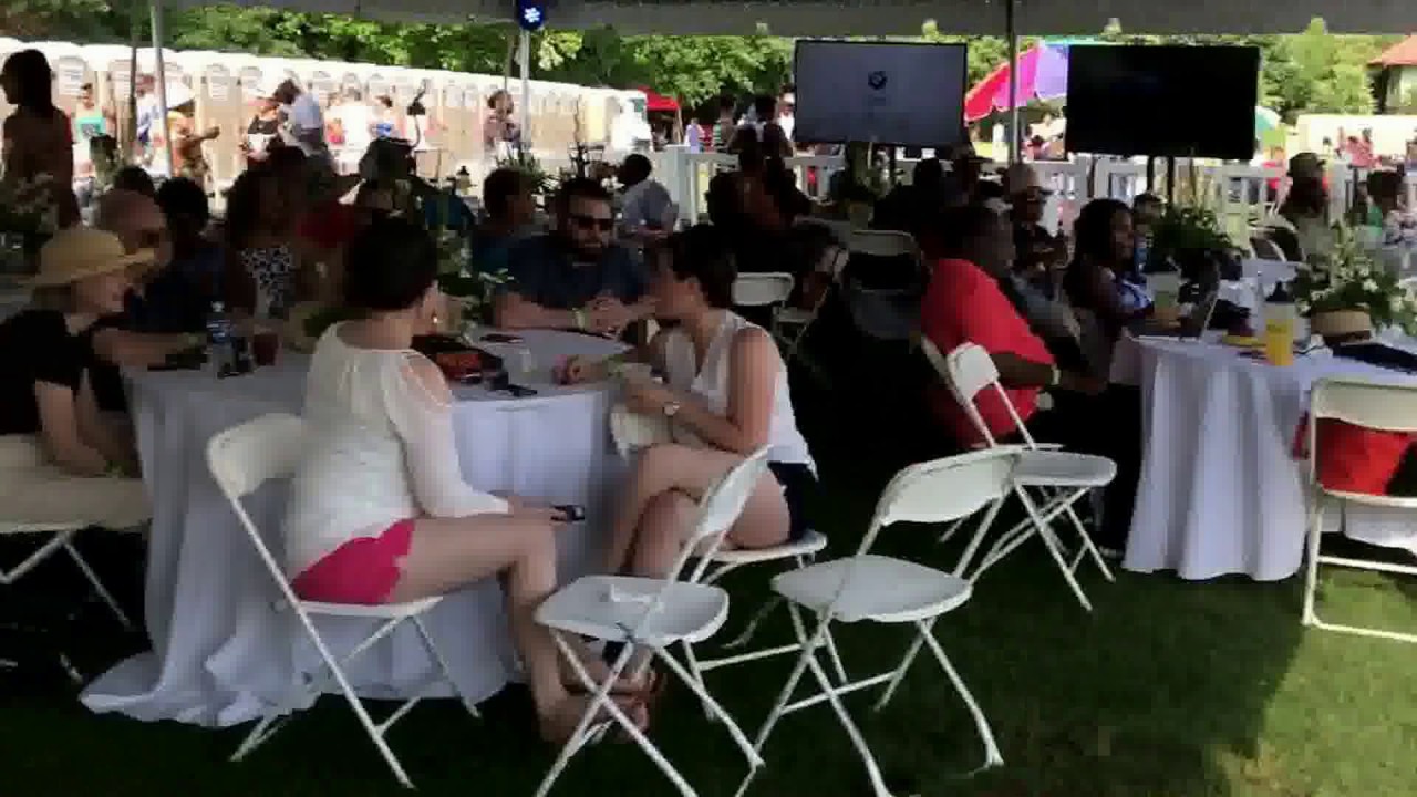 Inside the Atlanta Jazz Festival VIP Tent - YouTube