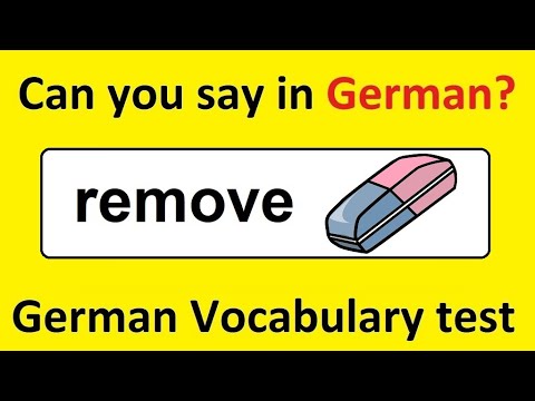 Can you guess 20/20? - German Vocabulary Test for Beginners - YouTube