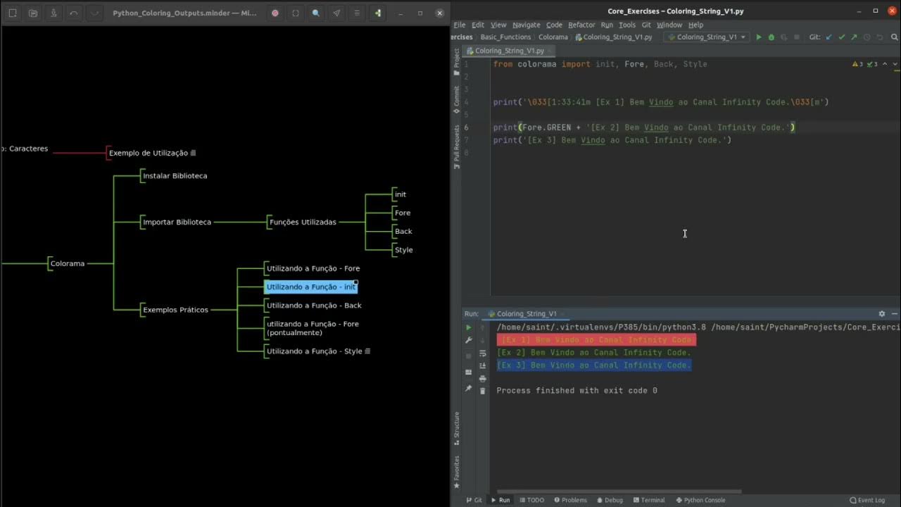 PYTHON PARA INICIANTES - CORES NO TERMINAL - YouTube