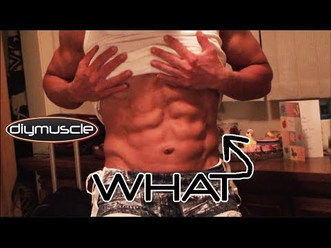 TURTLE SHELL ABS!! female bodybuilder JACKIE HORAN in the gym AND ...
