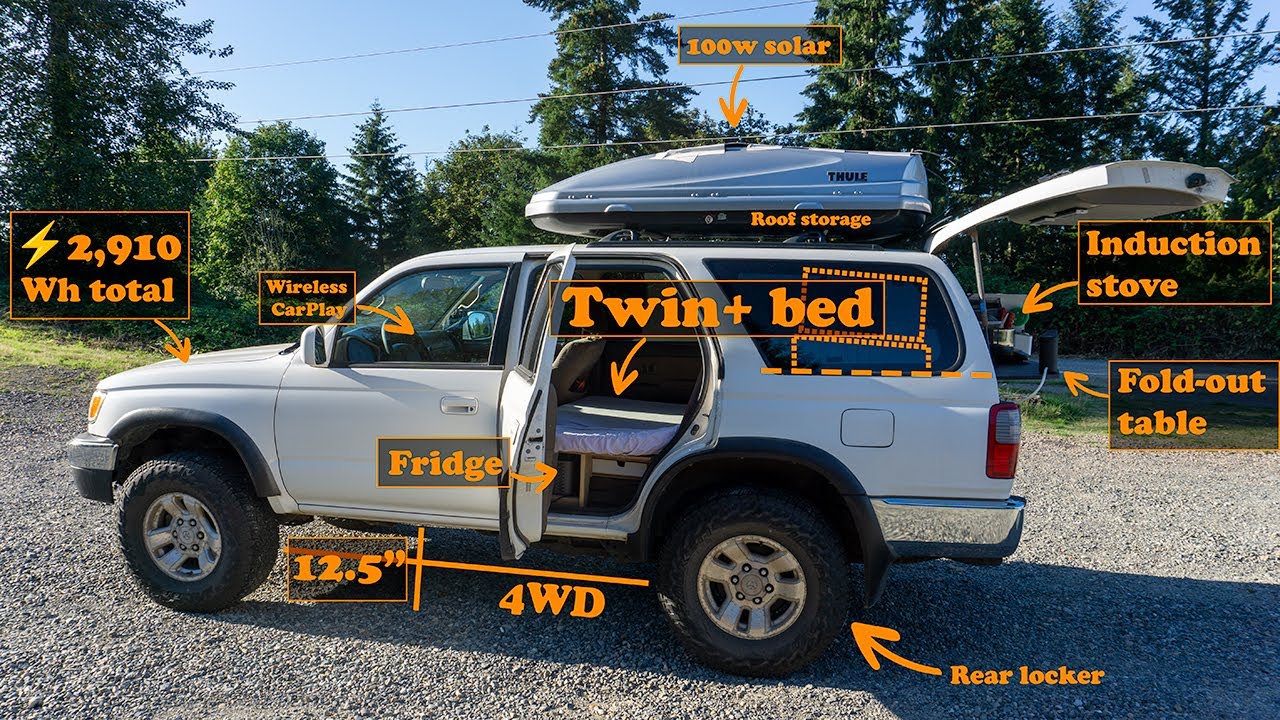 Ultimate 4Runner Camper Build - YouTube