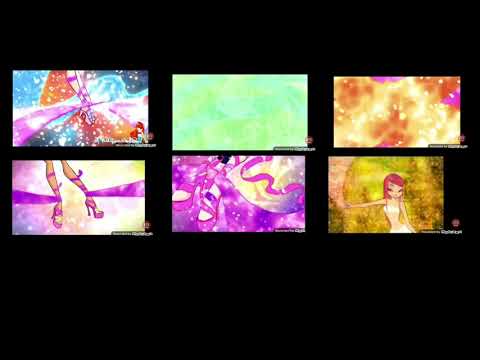 Winx Club - Winx Club All Transformation (wiht roxy)