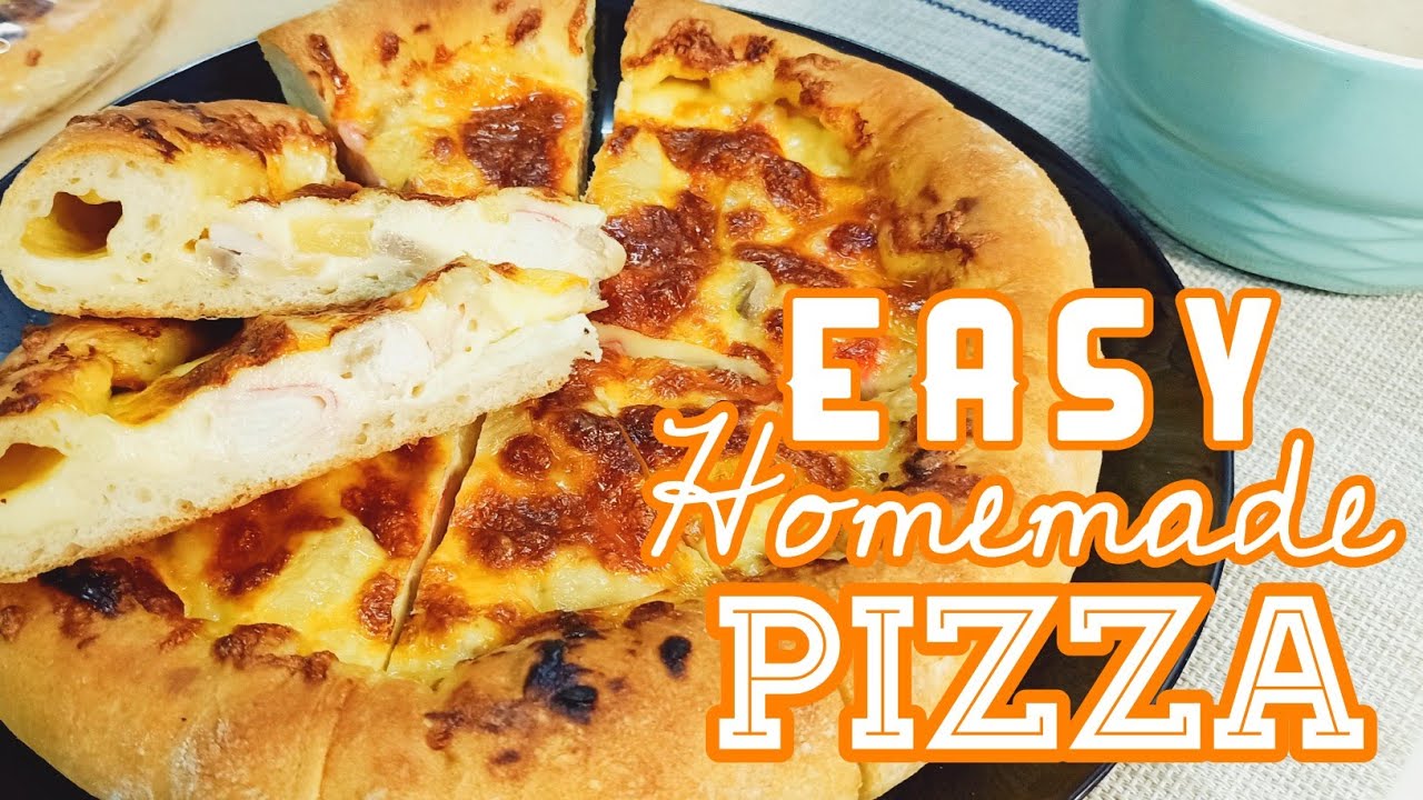 Easy Homemade Hawaiian Pizza | Resepi Pizza Hawaiian | 比萨 (夏威夷口味) - YouTube