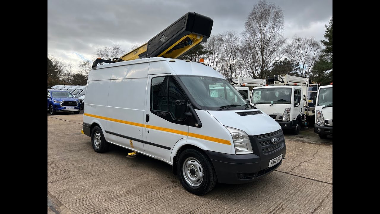 FORD TRANSIT VERSALIFT 36LF ACCESS PLATFORM CHERRY PICKER - AK12 ZPC ...