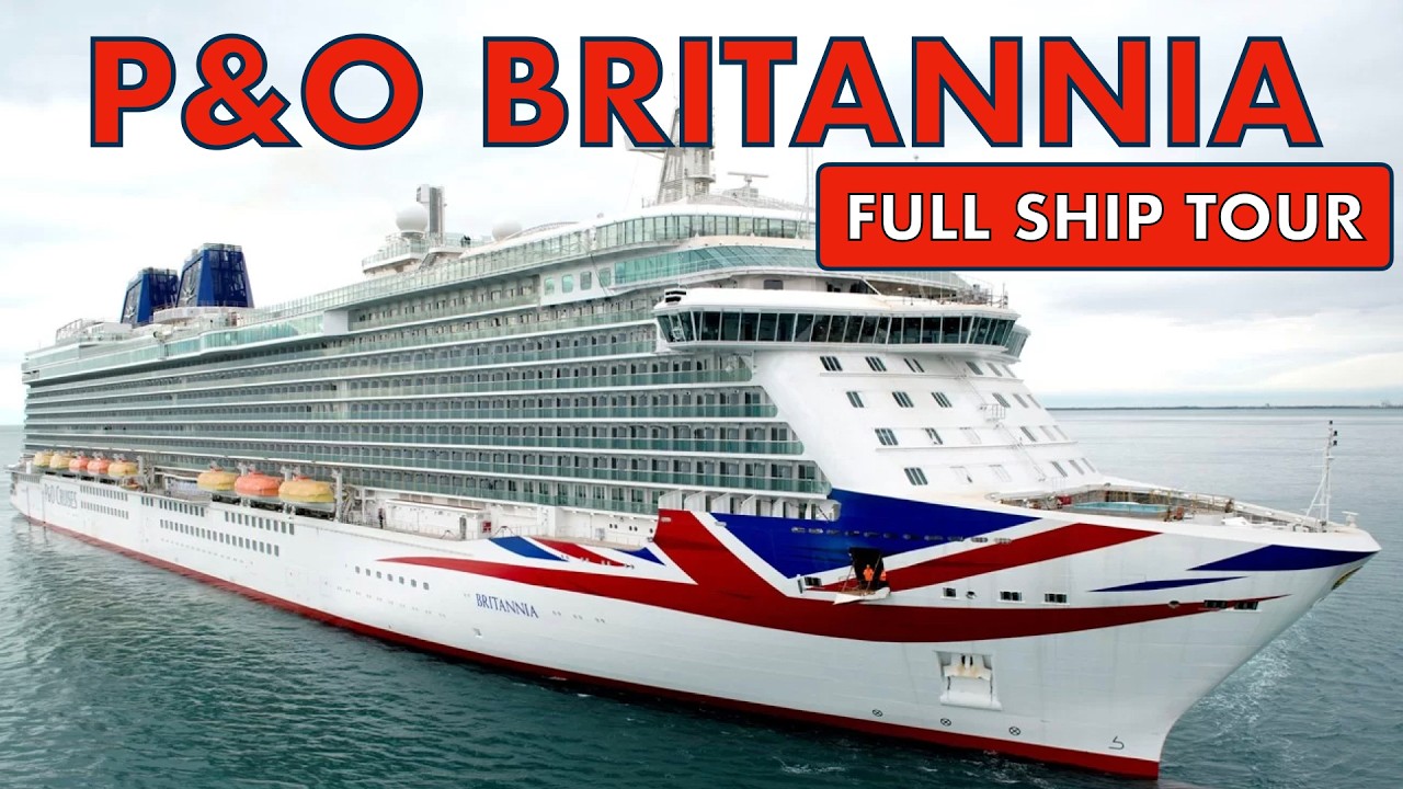 P&O Britannia Full Cruise Ship Tour! - YouTube