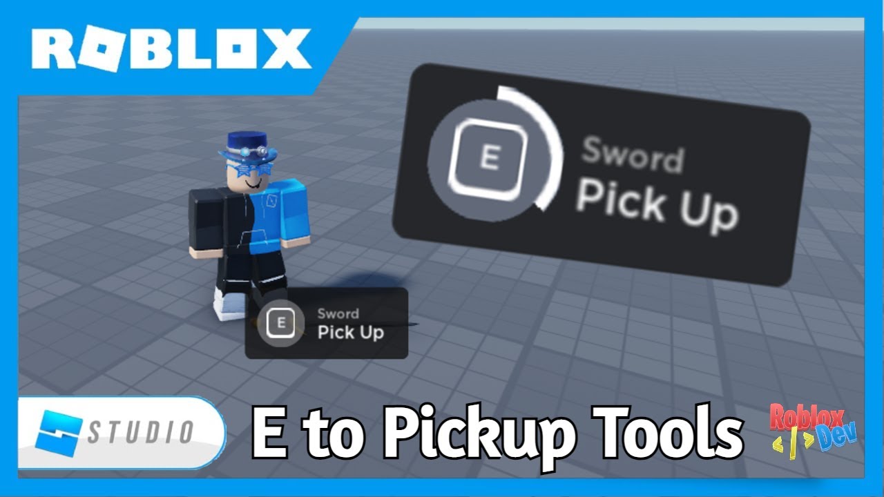 E TO PICKUP TOOLS! (Roblox Studio) - YouTube