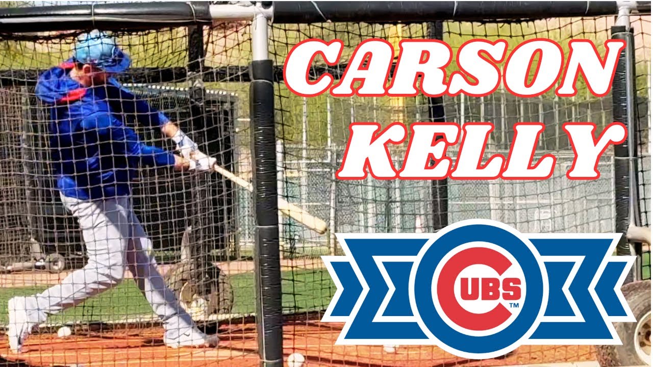 New Cubs Catcher Carson Kelly Swinging it Well at Spring Training - YouTube