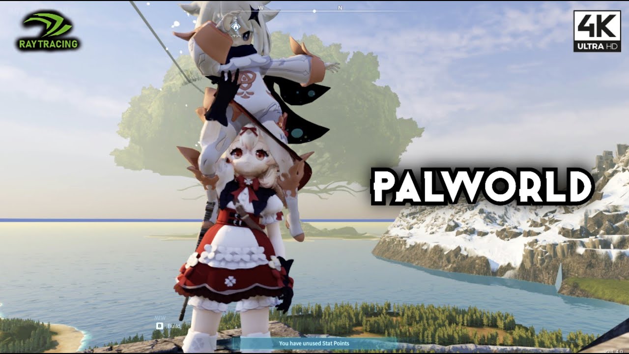 [4K] Klee With Her Emergency Food Ration Paimon in Palworld Ray Tracing ...