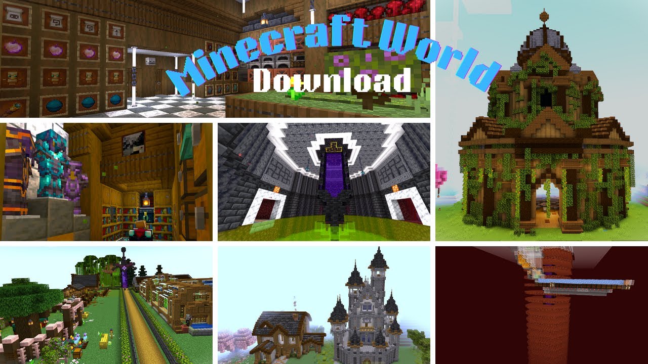 Minecraft World 1.21 Download | Read Description Below !! - YouTube