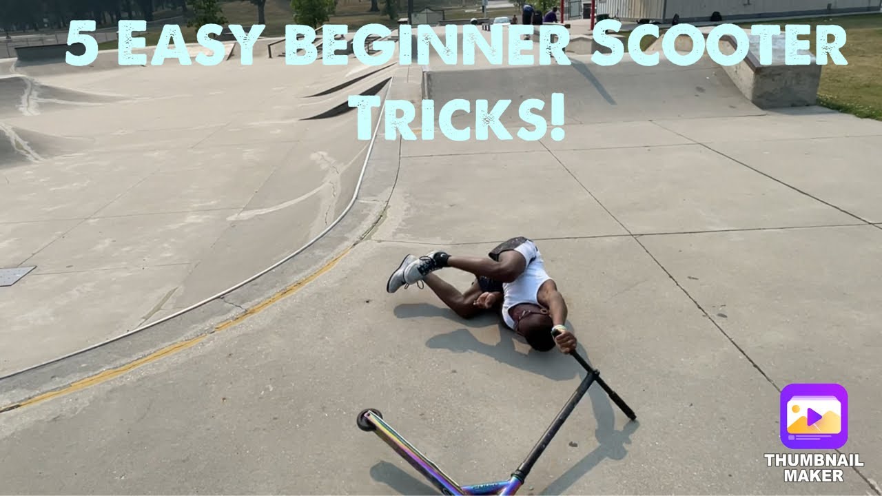 5 easy Beginner Scooter Tricks! - YouTube