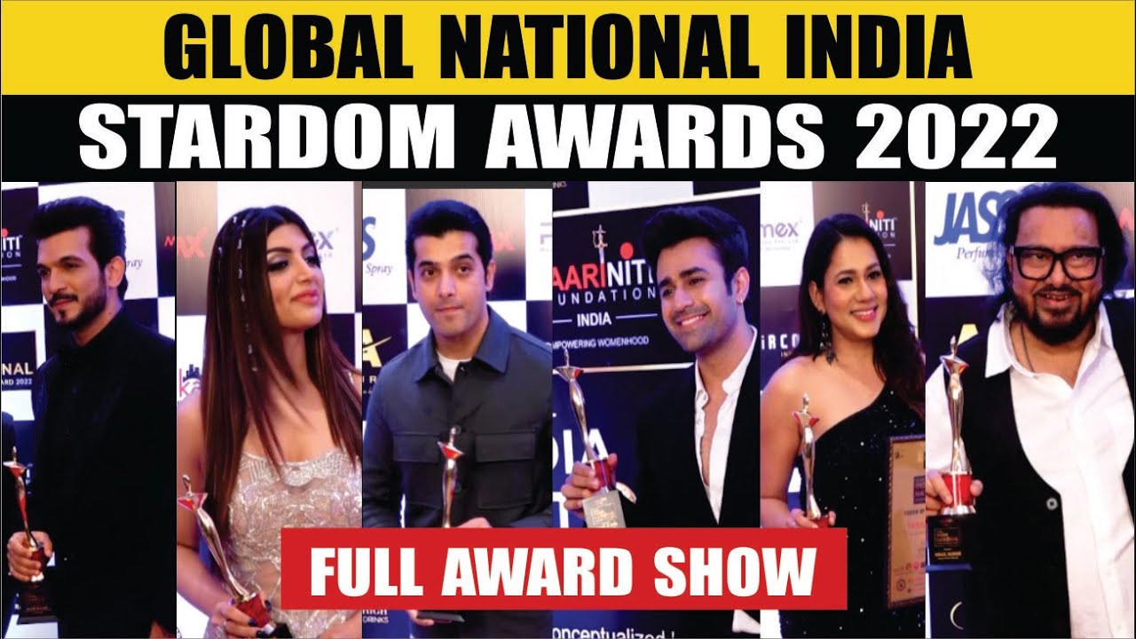 Global National India Stardom Awards 2022 Full Uncut Event | Pearl V ...