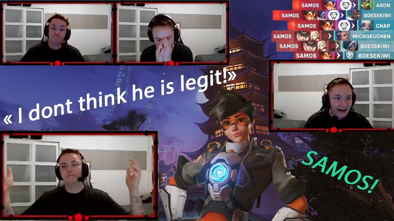 Killing Streamers in Overwatch (A-a-ron gives up) - YouTube