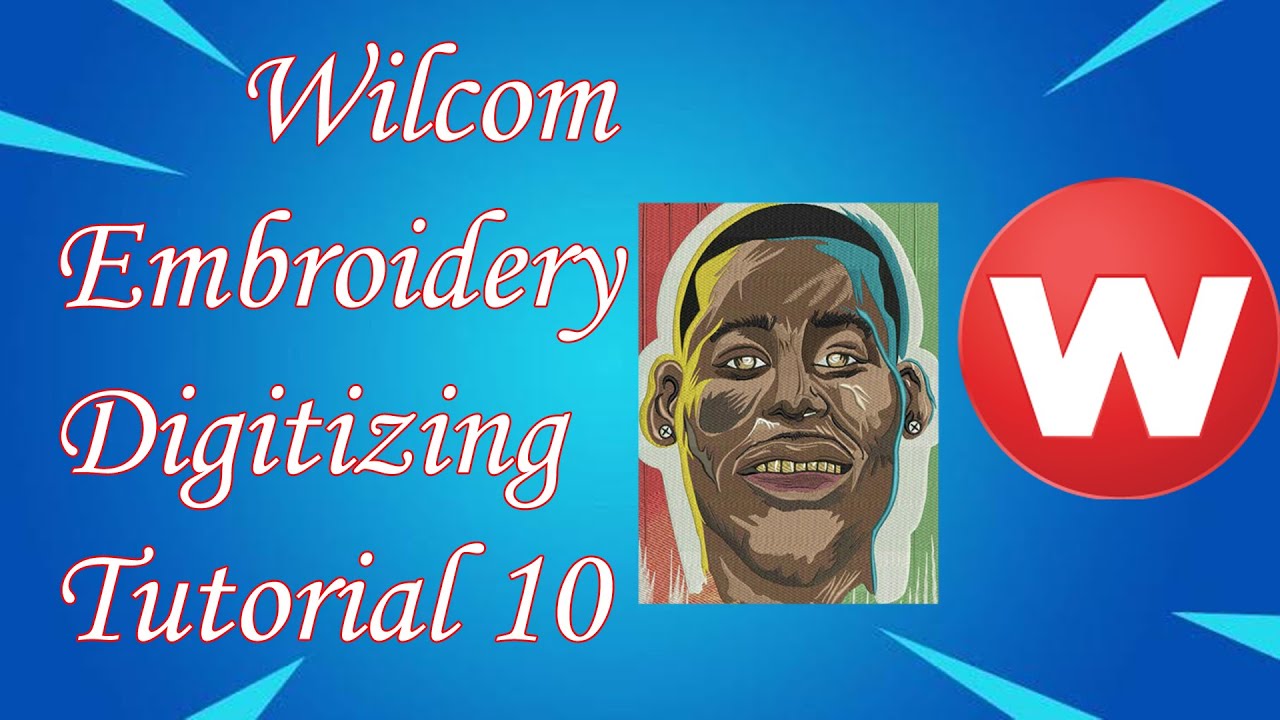 Wilcom Embroidery Digitizing Tutorial 10 - YouTube
