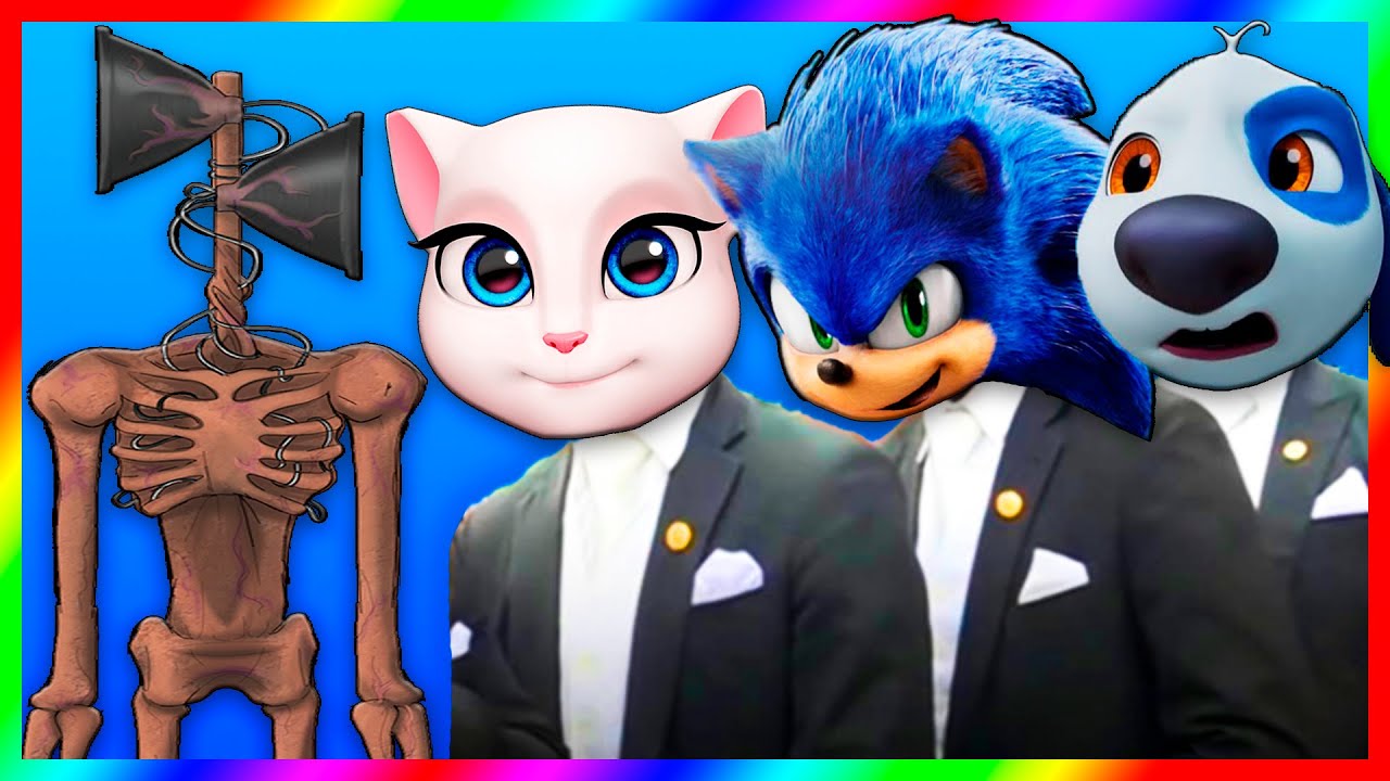 Siren Head & My Talking Tom & Sonic - Coffin Dance Song (COVER) - YouTube