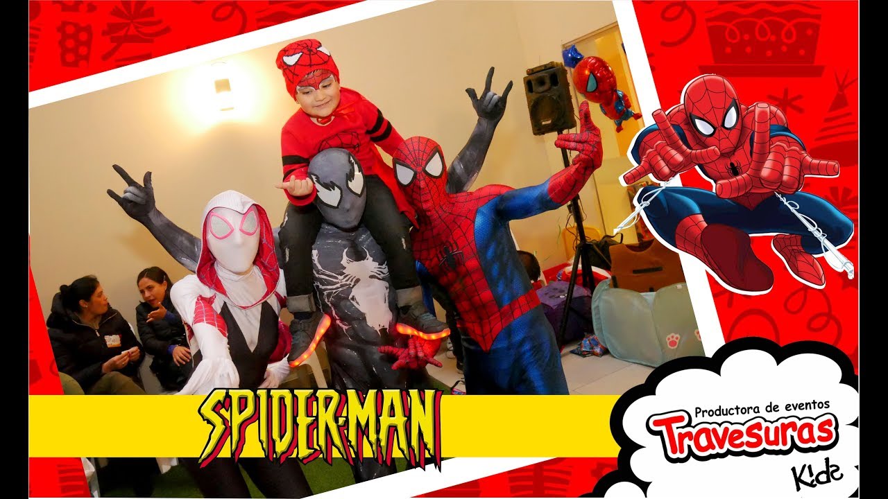 Shows Spiderman - Show Infantil - Travesuras Kids - YouTube