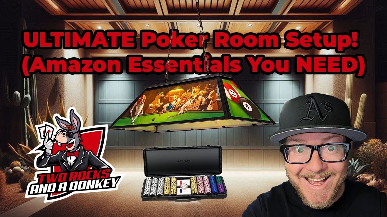 ULTIMATE Poker Room Setup! Amazon Essentials You NEED - YouTube