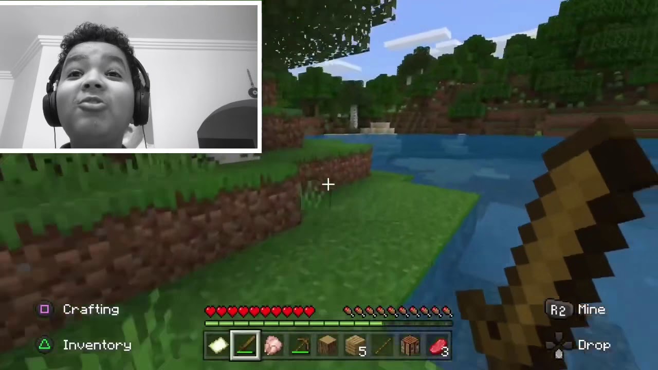 MINECRAFT EPISODE 1 THE START OFF FACECAMMM - YouTube