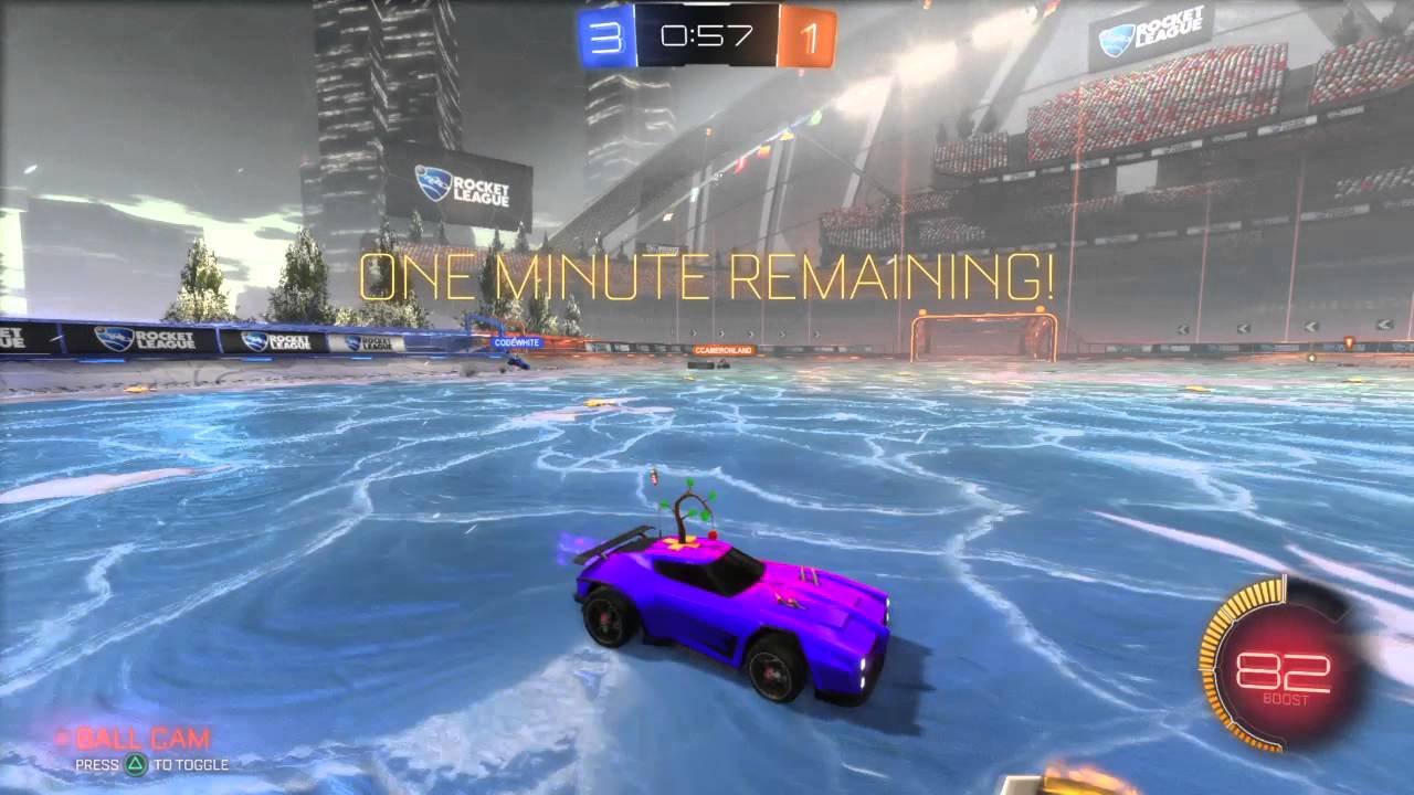 Rocket League Floating Puck - YouTube