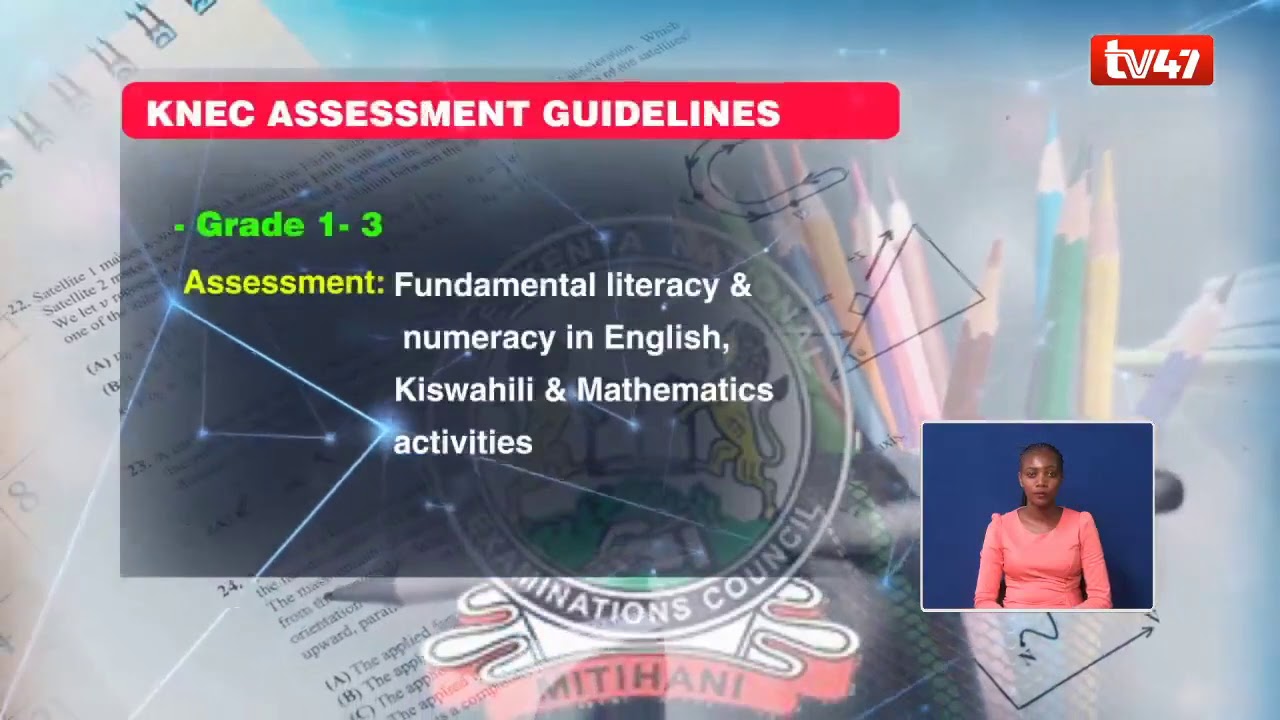KNEC releases assessment guidelines for pupils - YouTube