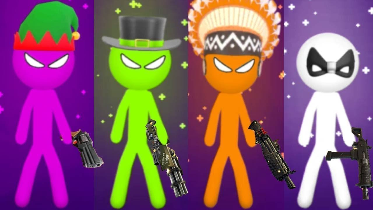 Stickman party 1234 players mini games gameplay Android iOS - YouTube