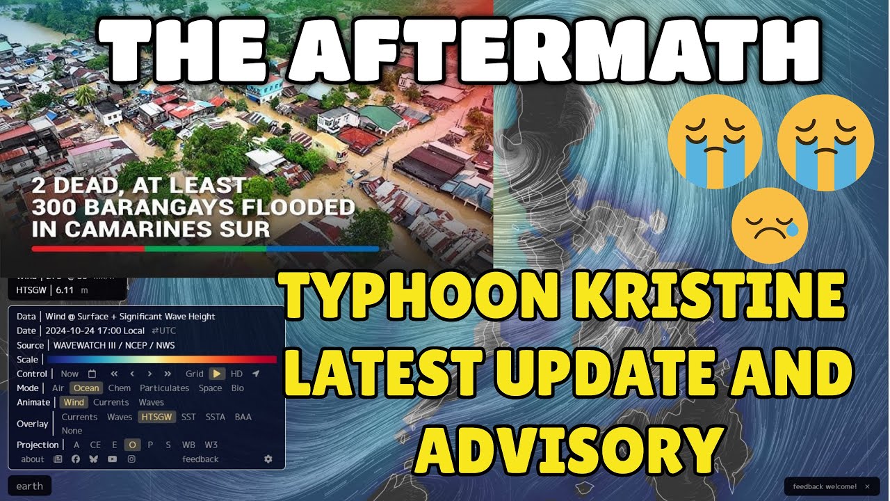 LIVE TRACKER OF Typhoon Kristine: Real-Time Updates, Forecast and ...