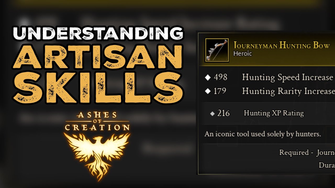 Understanding Artisan Skills in Ashes of Creation - YouTube