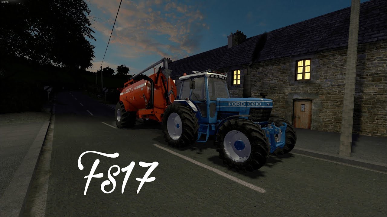 Fs17 Spreading Slurry on Ballincraig Extended with gears - YouTube