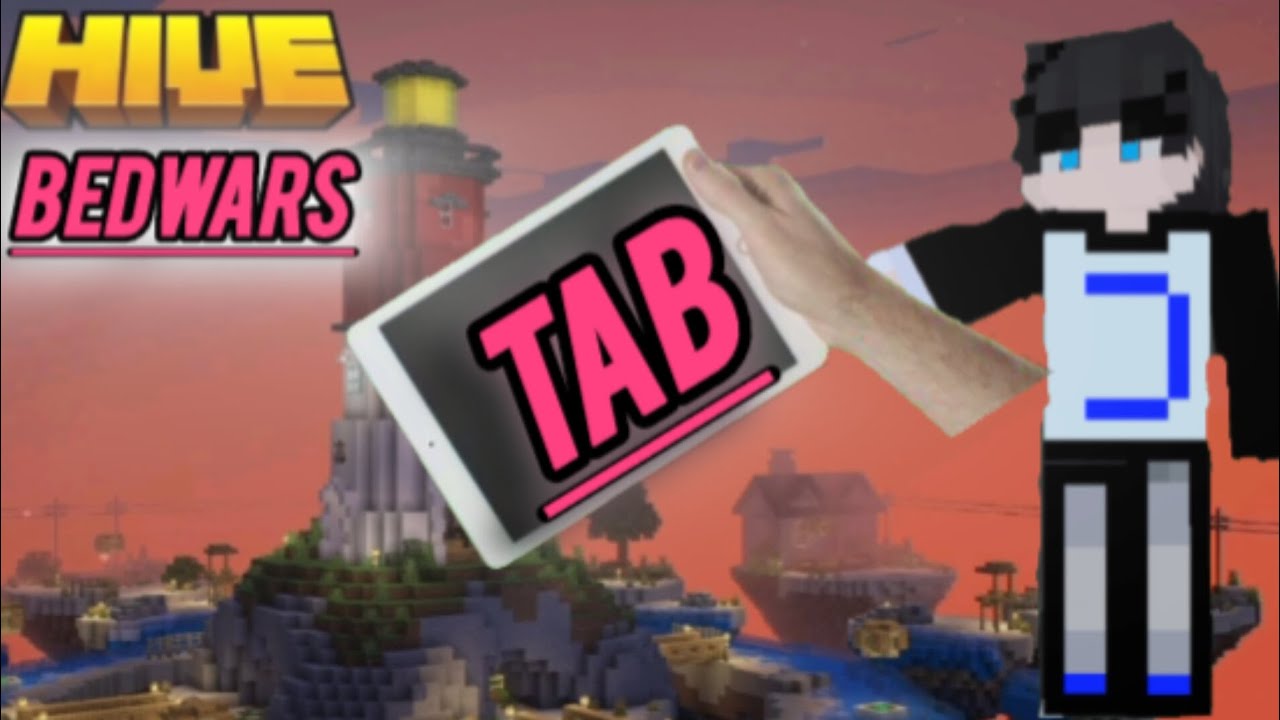 Hive Bedwars but playing on tablet! - YouTube