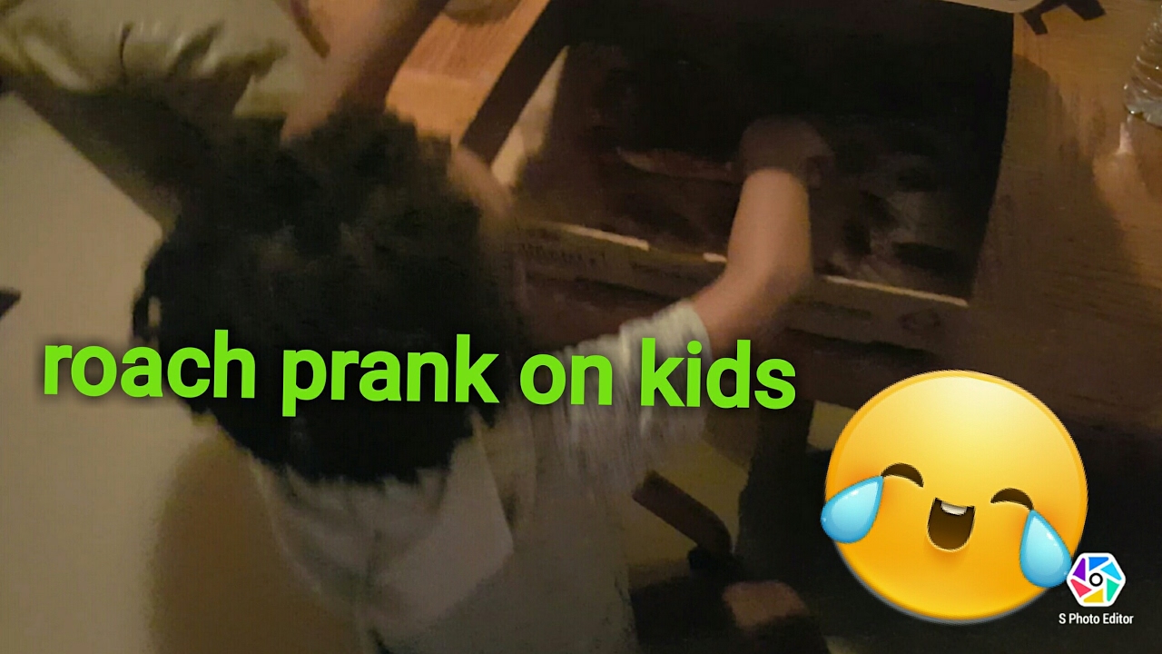 Roach prank on kids!!!! - YouTube