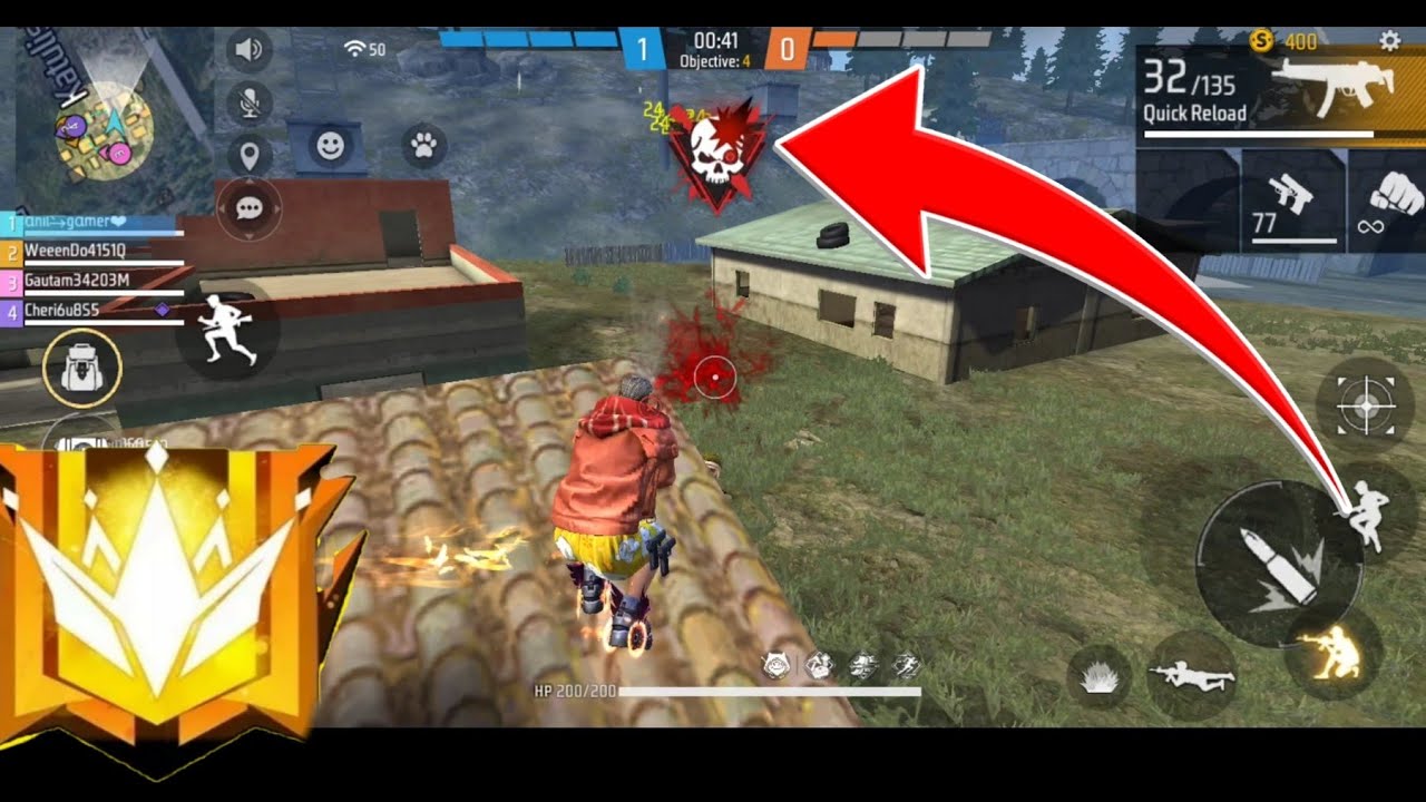 Free fire new Evo MP5 op gun | CS Ranked Gameplay |free fire | Free ...