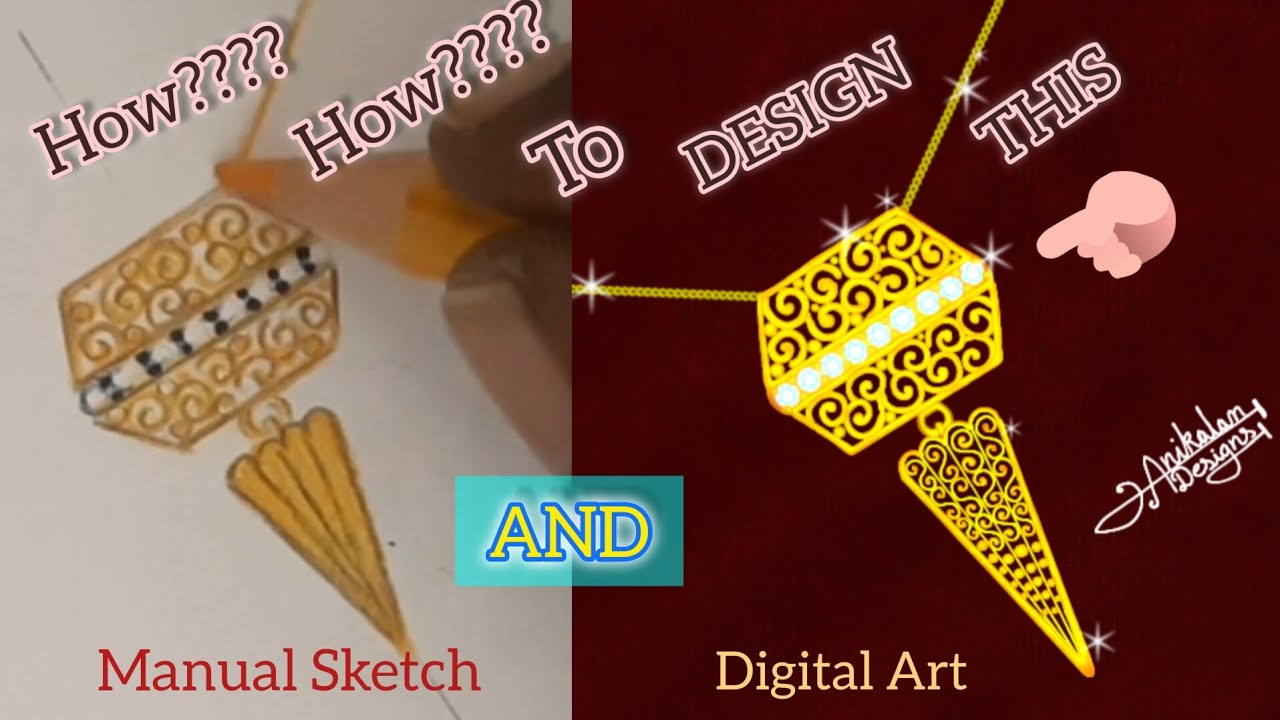 Full Process Of Designing a Pendent Part 2 || How To Design A Unique ...