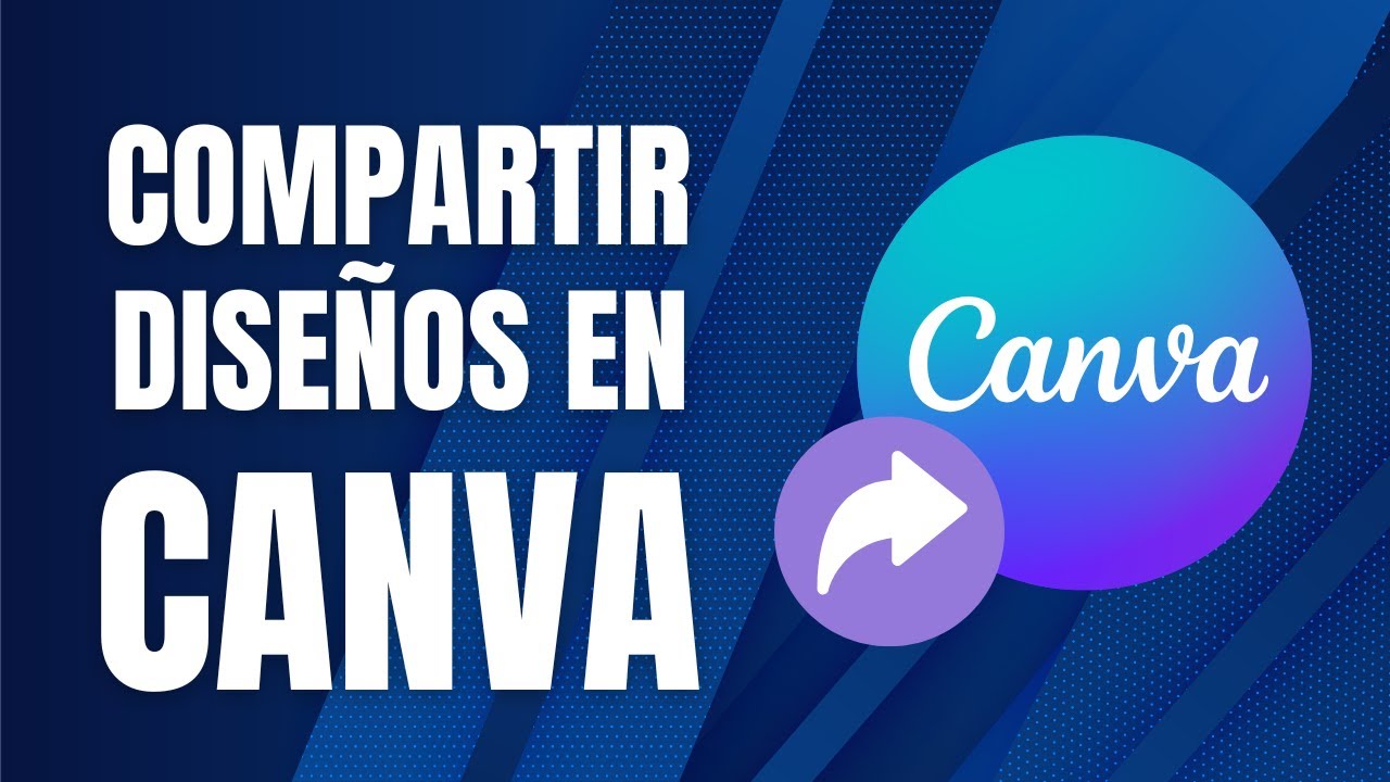 Cómo compartir en Canva - YouTube