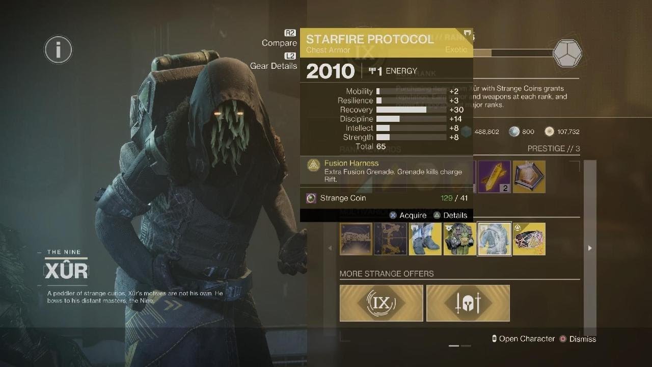 Destiny 2 Xur Loot "27-June-2025" - YouTube
