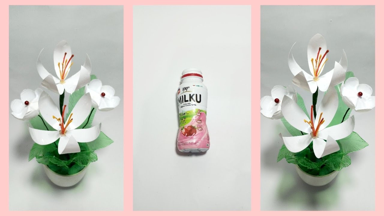 Kerajinan Tangan Tutorial Bunga dari Botol Plastik Bekas | DIY Bottle ...