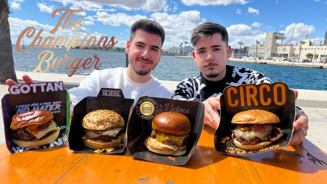 FUIMOS a la "CHAMPIONS BURGER" para probar las MEJORES BURGERS de ...