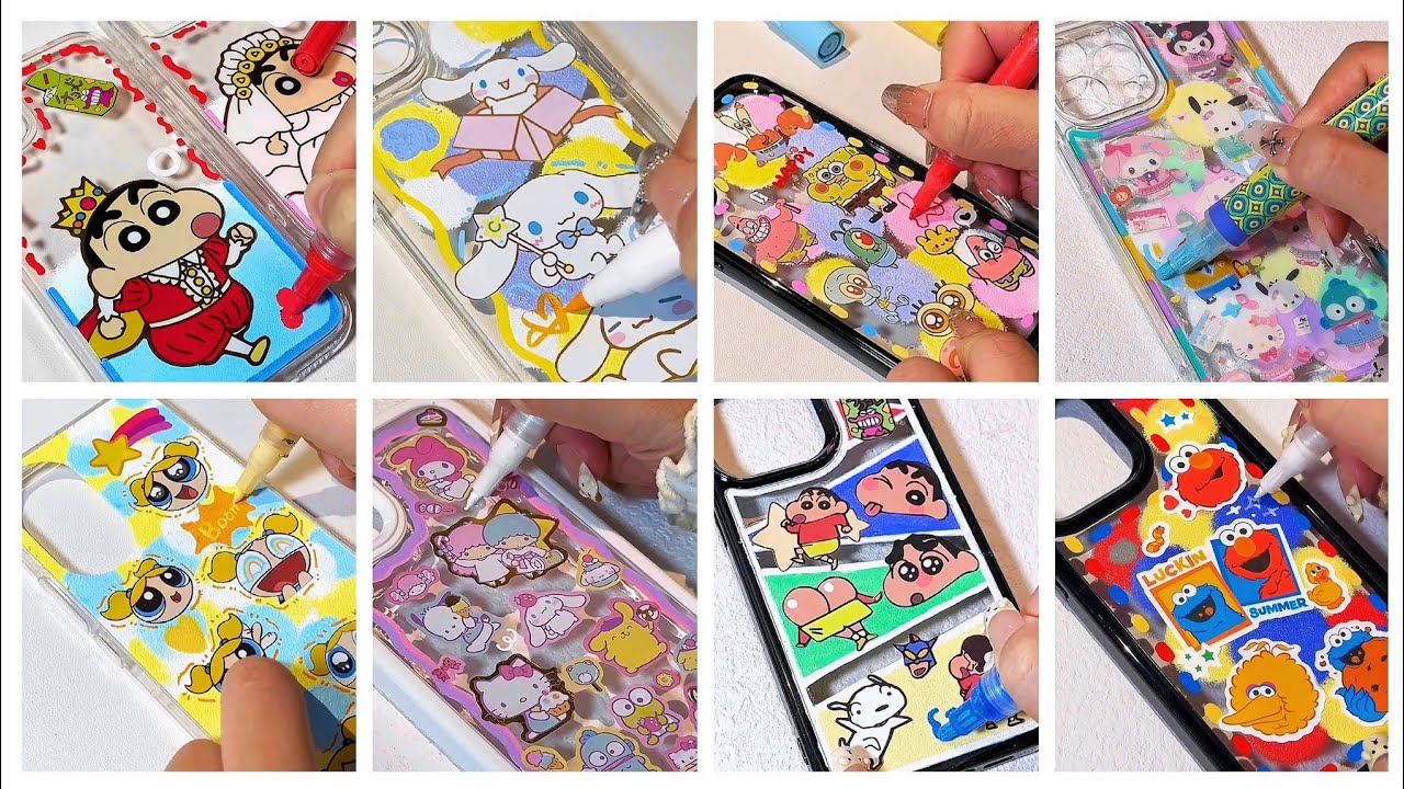 DIY Cute Stickers Phone Case ideas Compilation - YouTube