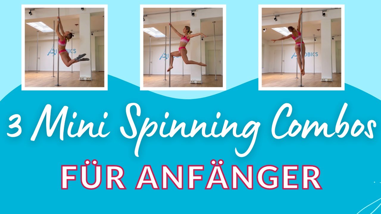 3 MINI SPINNING COMBOS für ANFÄNGER | Pole Basic Tricks - YouTube