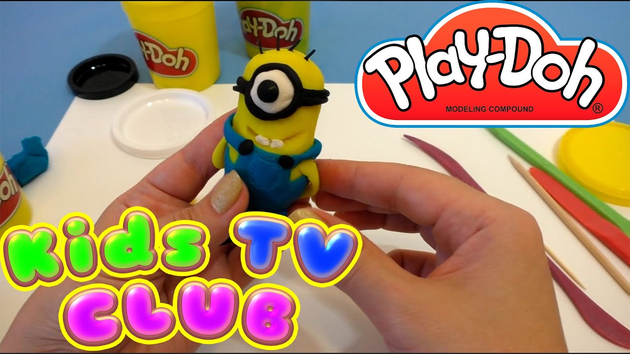 How to make Play Doh Minion! Your Own Play Doh Minion! - YouTube