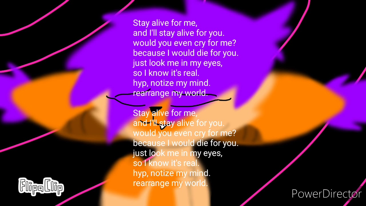 Stay Alive For Me (mv//lyrics) - YouTube